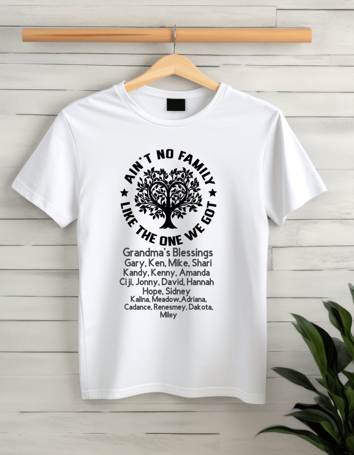Personalized Family Tree Shirt, Gift for Grandma, Special Gift for Mom ...