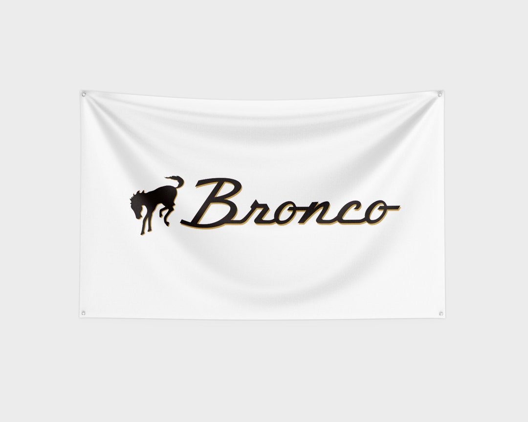 Ford Bronco Flag 3x5 Feet College Dorm Room Decor Man - Etsy