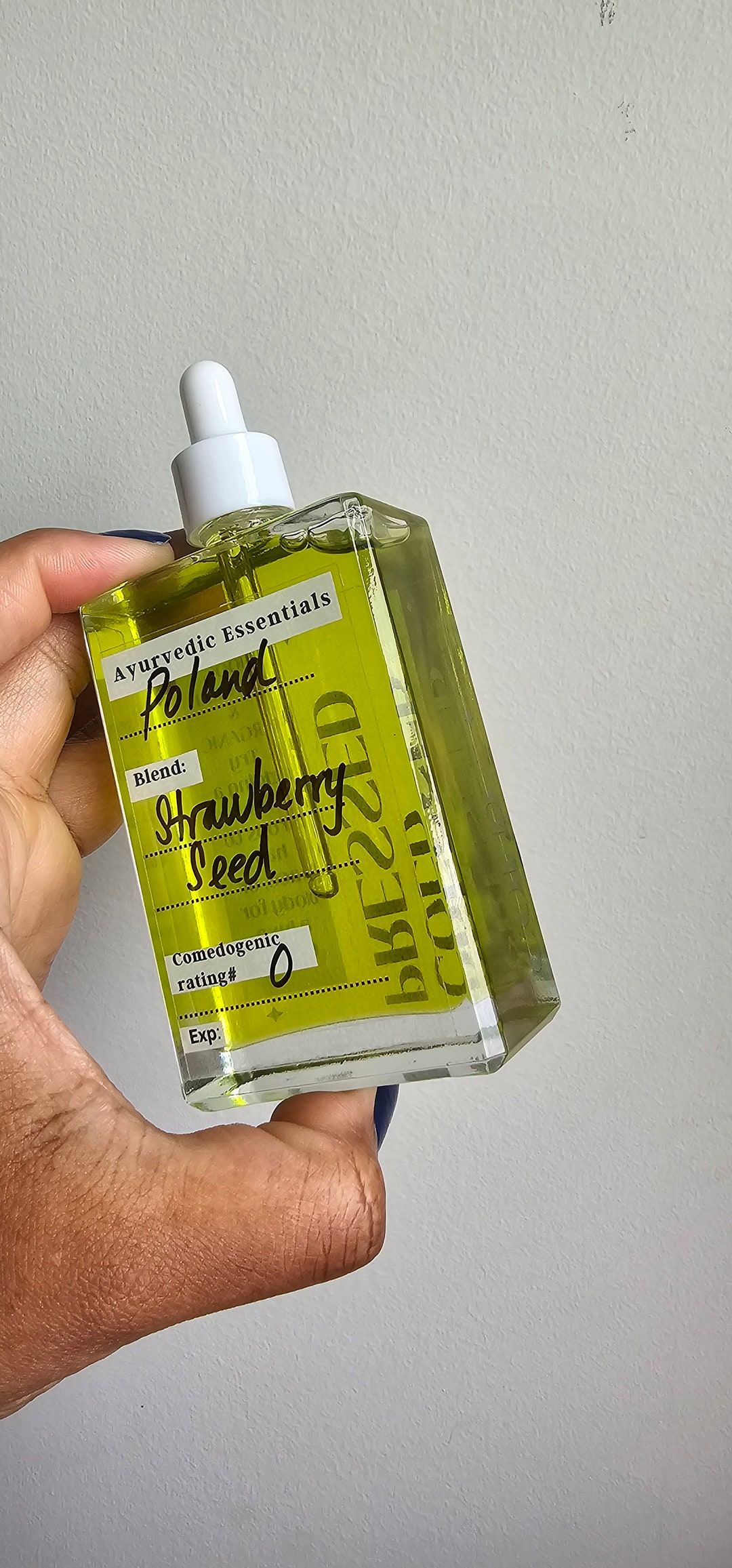 STRAWBERRY Seed Oil Radiant & Nourishing Raw Organic Cold Pressed NON ...