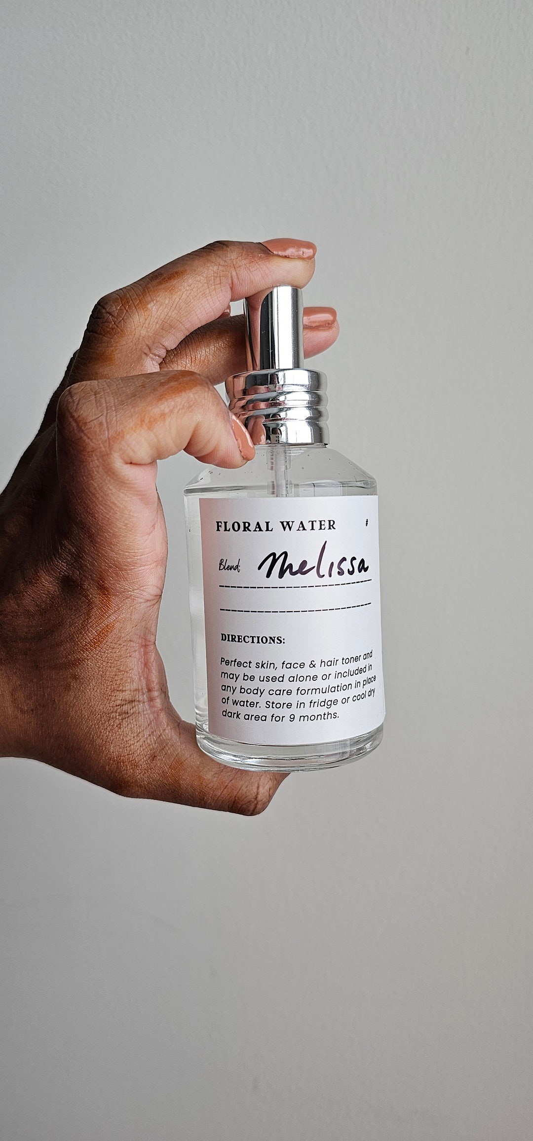 Organic Melissa Hydrosol Cooling Brightening Toning Soothing HAIR FACE ...