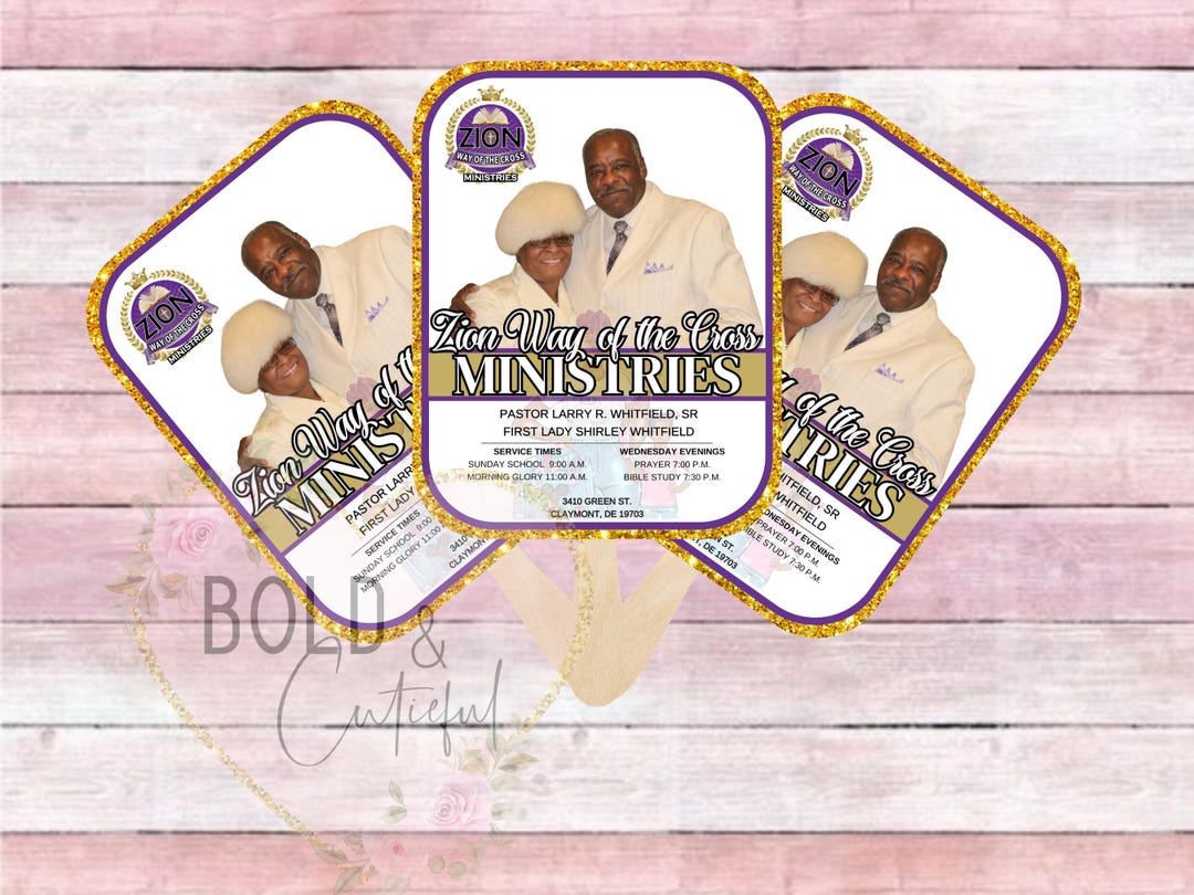 Church Fans / Praise Fan / Church Favors / PRINTED Fans / Personalized ...