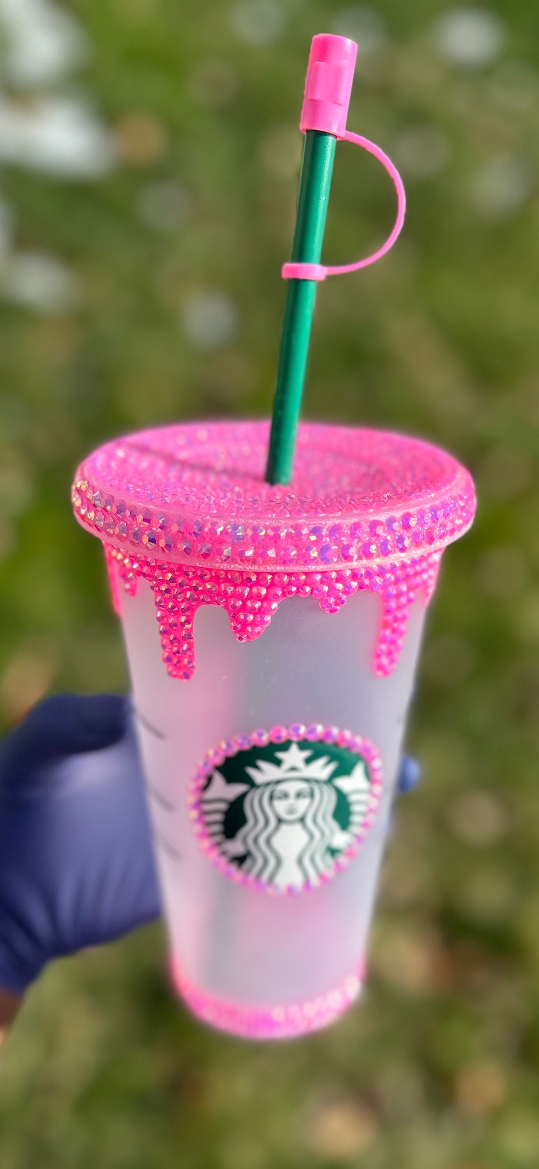 Starbucks Custom Cold Cup / Bling Cup / Rhinestone Cold Cup /custom ...