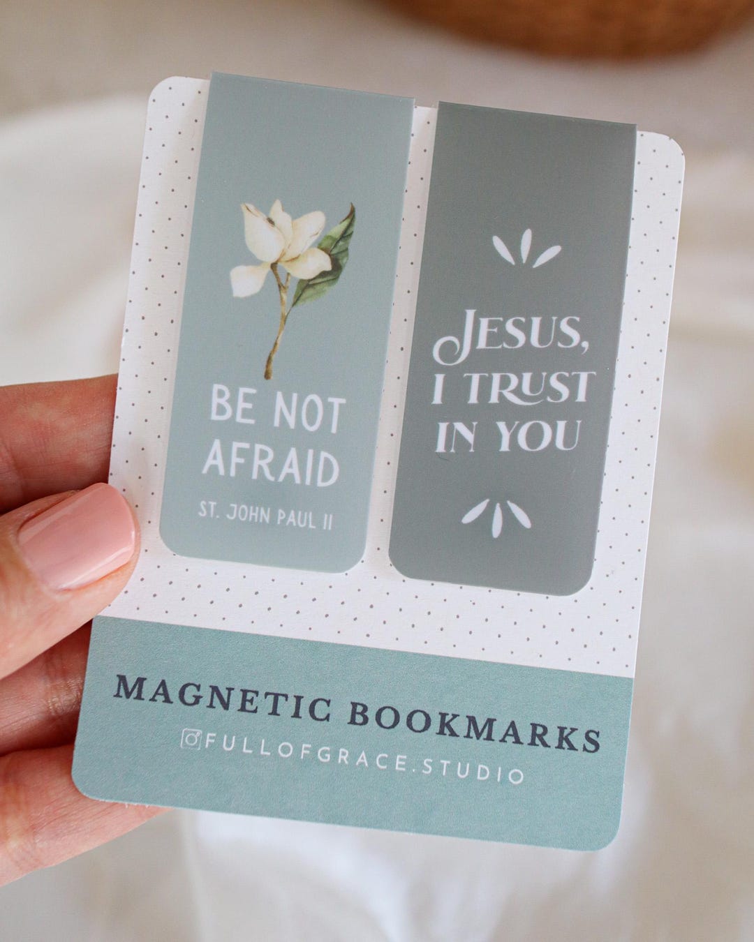 Catholic Magnetic Bookmark Illustrated Catholic Gifts Catholic Book ...