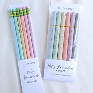 Engraved Catholic Pen Set: Bible Verse Christian Gift - Etsy
