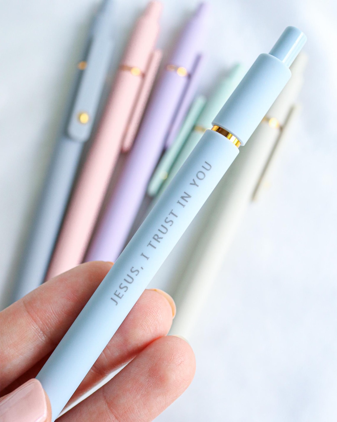 Engraved Catholic Pen Set: Bible Verse Christian Gift - Etsy
