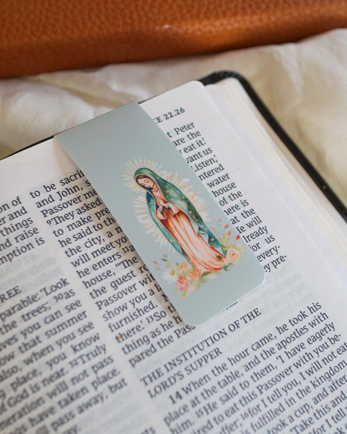 Catholic Magnetic Bookmark – Illustrated Saint Design, Faith Gift for ...