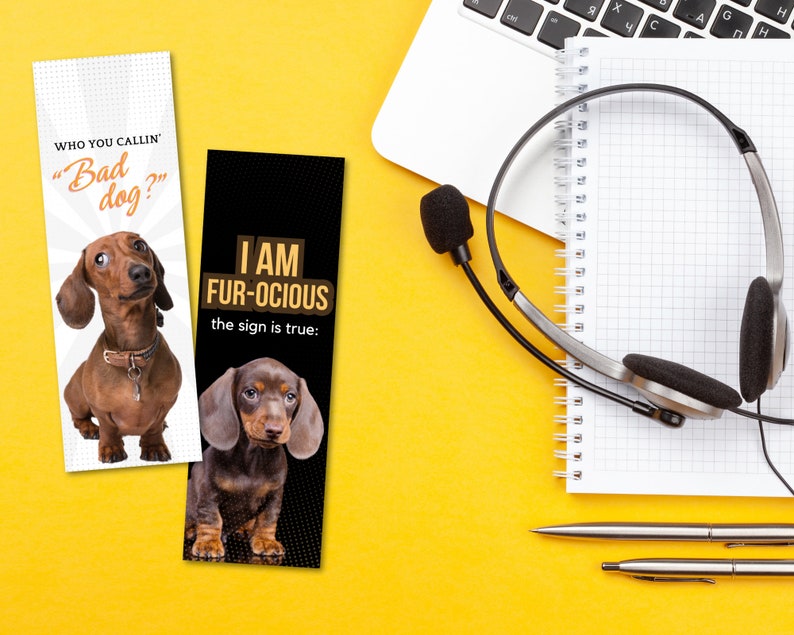 Puppy Love Printable Bookmark Series Download - Etsy