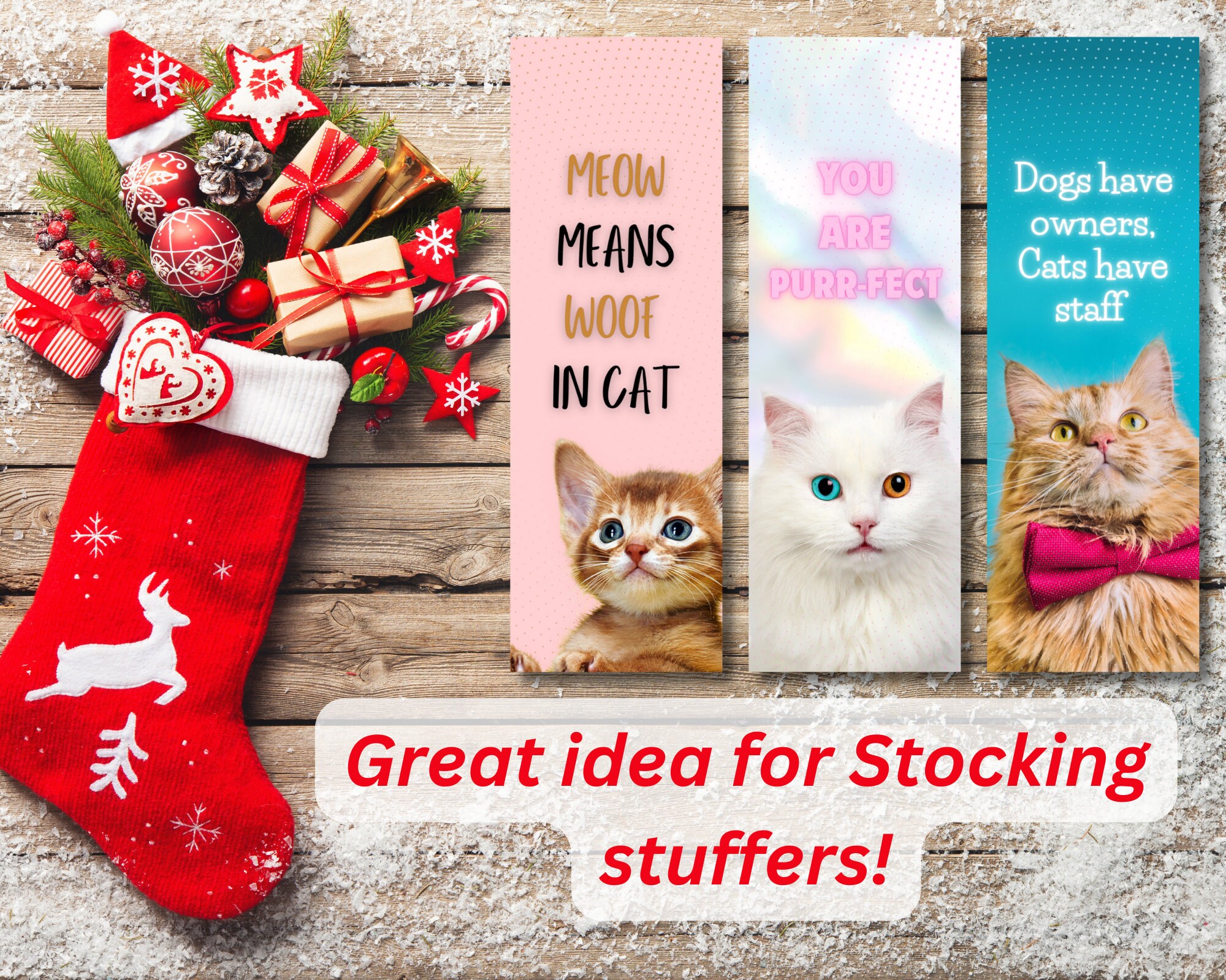 Cute Cats Printable Bookmark Series Download - Etsy