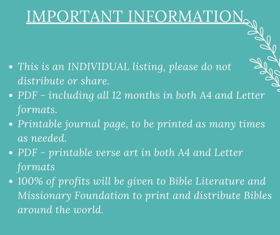 12 Month Scripture Writing Plan for 2025, Revive in '25! Instant ...