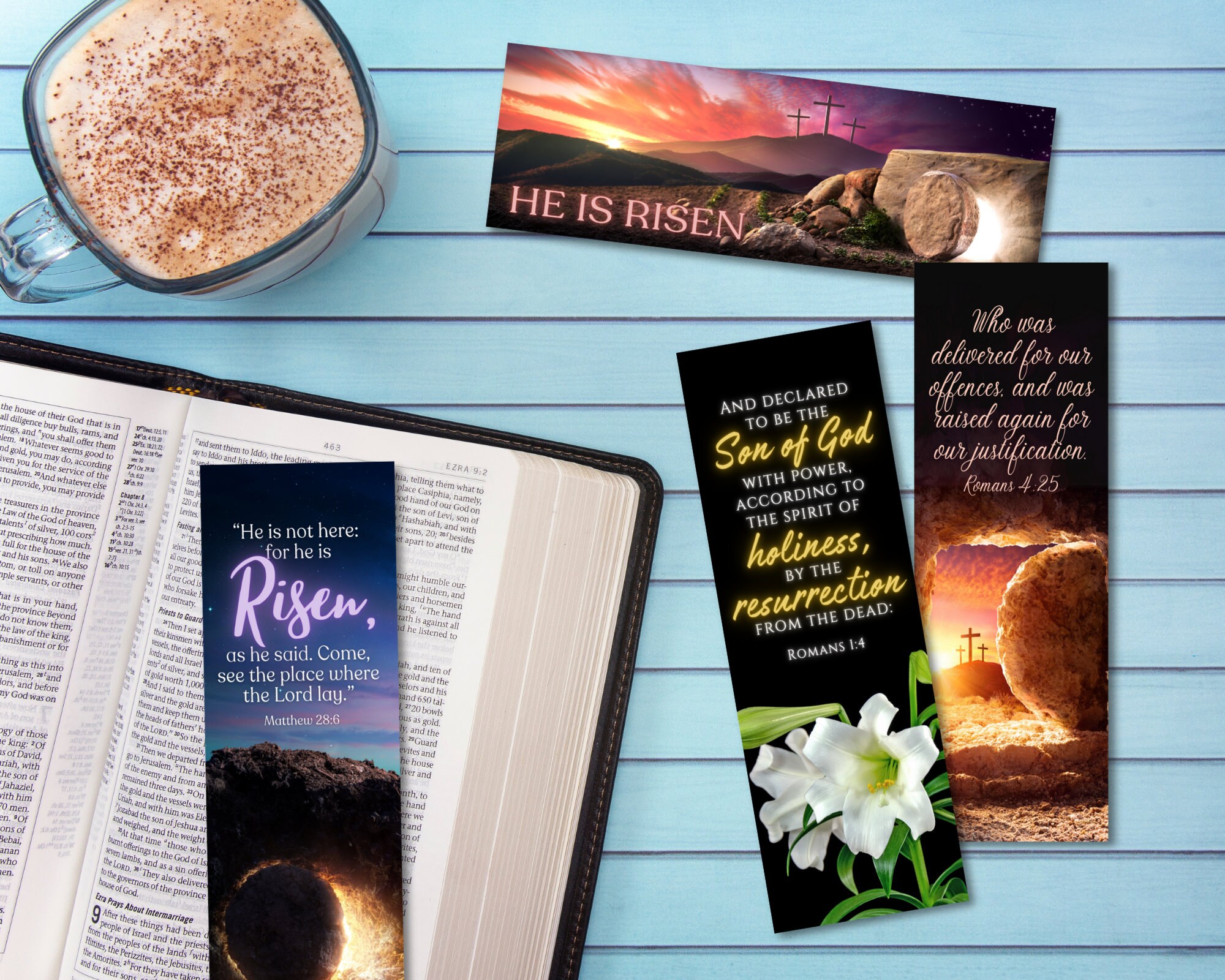 Easter/resurrection Printable Bookmark Series Instant Download - Etsy
