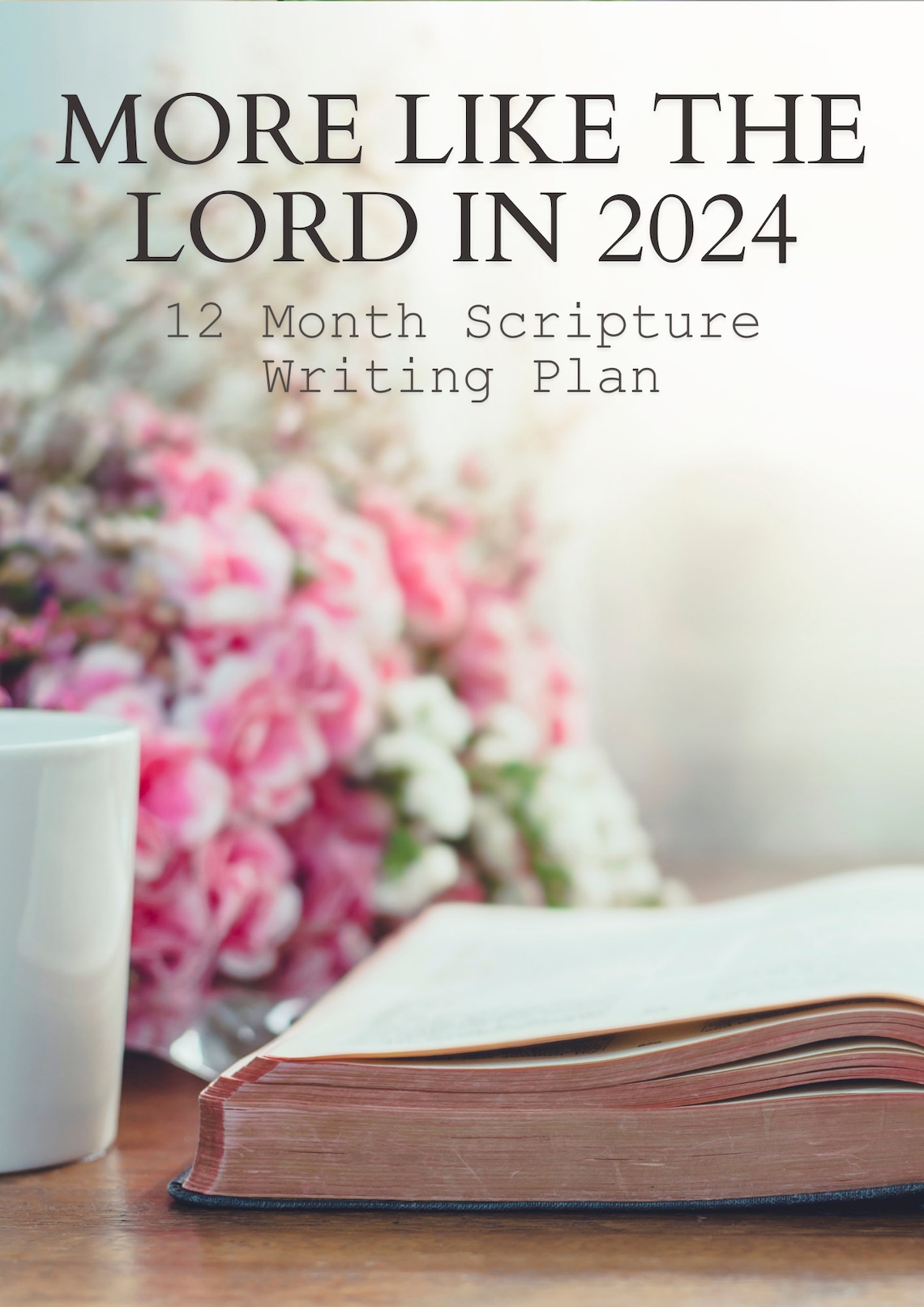 12 Month Scripture Writing Plan, "more Like Our Lord in 2024" - Etsy