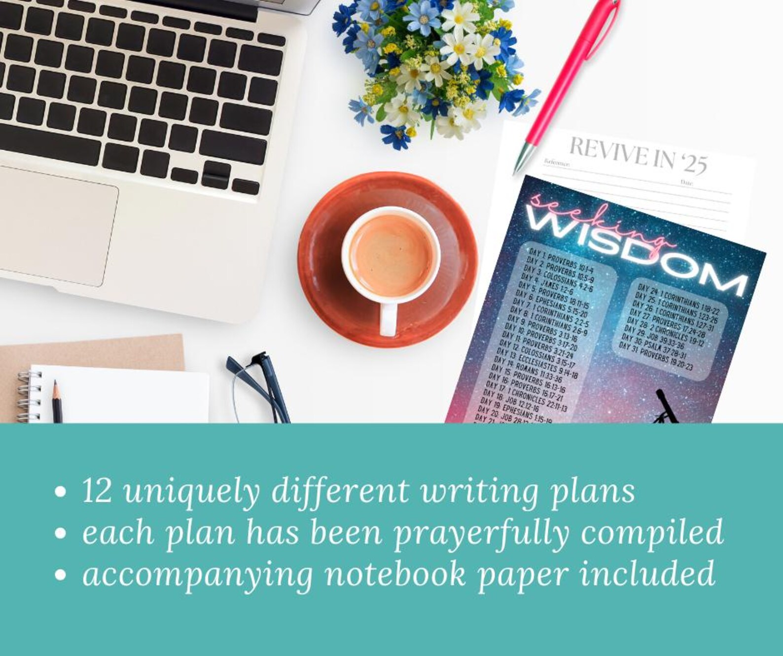 12 Month Scripture Writing Plan for 2025, Revive in '25! Instant ...
