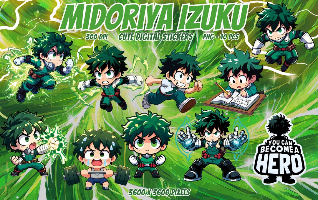 Deku Izuku Midoriya My Hero Academia Boku no Hero Academia My Hero ...