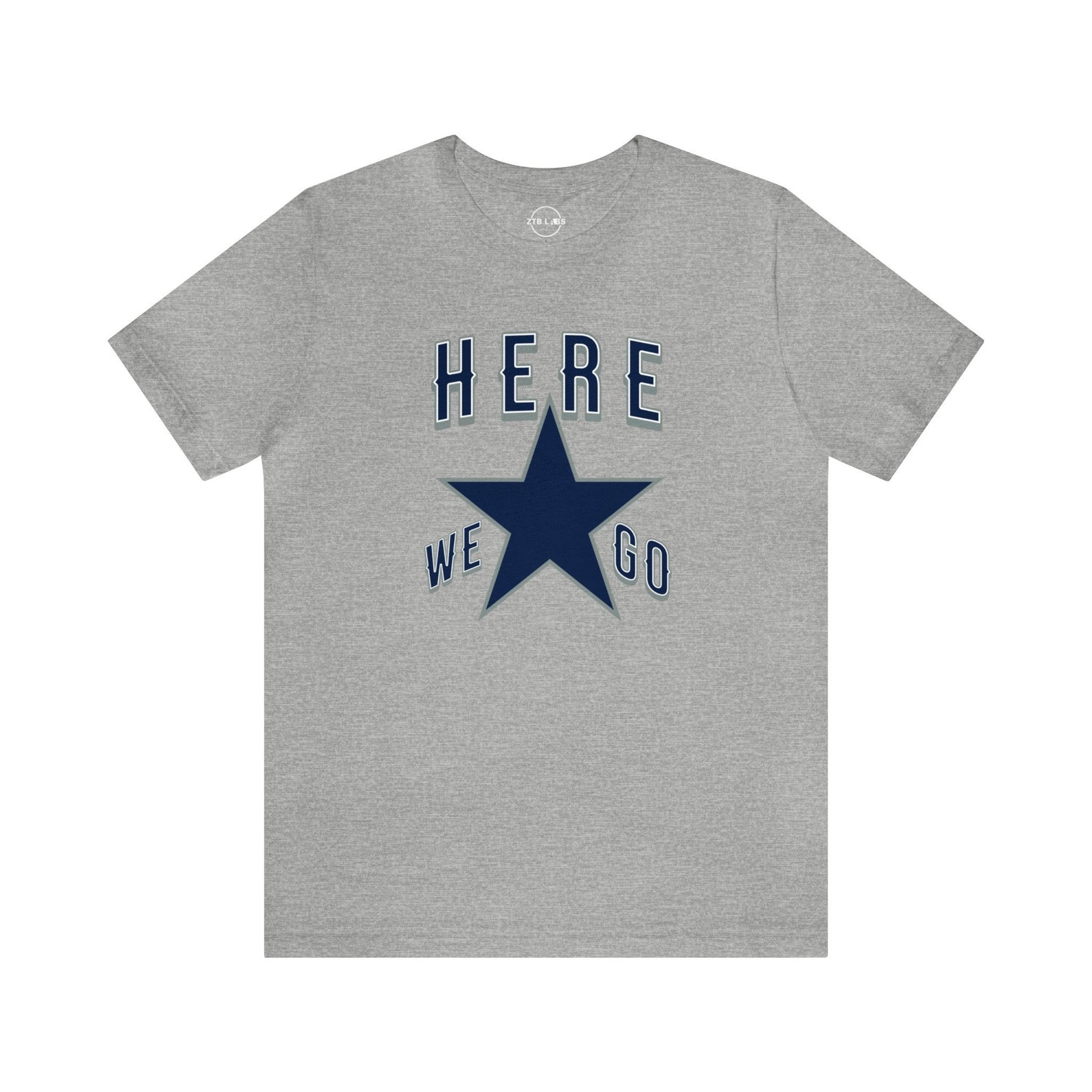 Here We Go Football Shirt, Funny Football T Shirt for Dak Fan, Fan Art ...