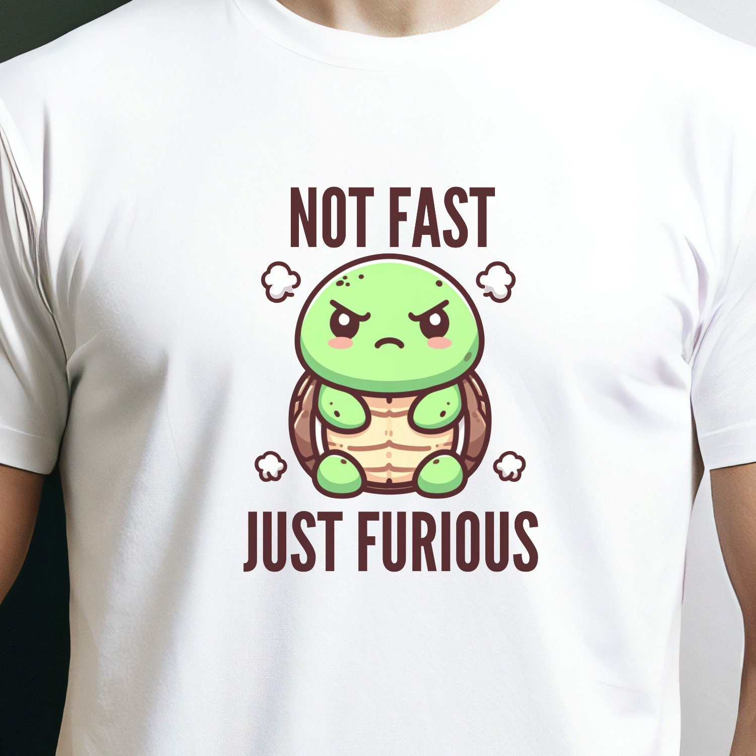 Fast and Furious Cute Turtle Meme Shirt Funny Not Fast Just - Etsy