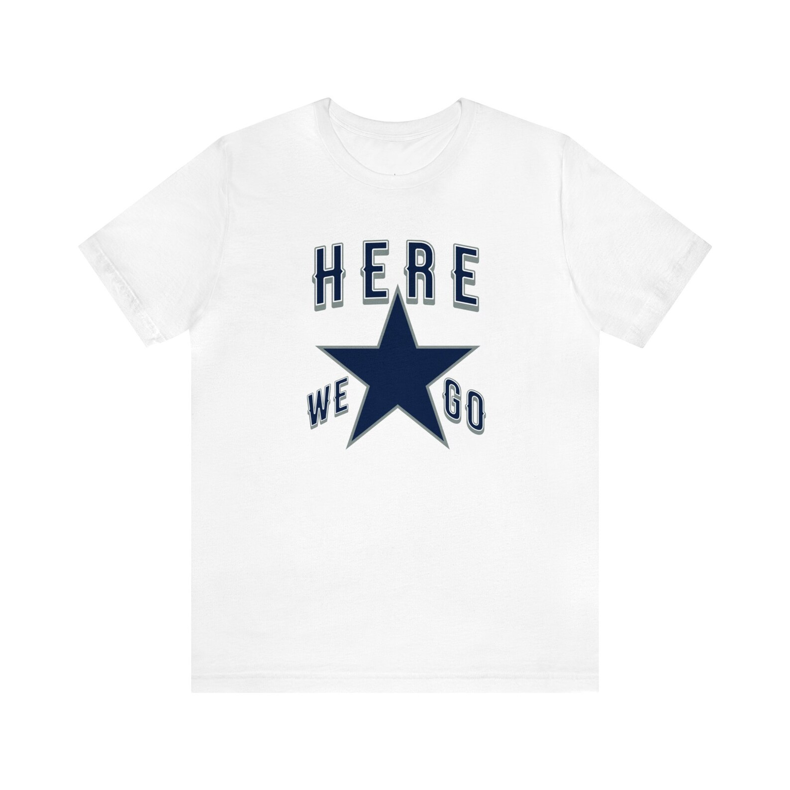 Here We Go Football Shirt, Funny Football T Shirt for Dak Fan, Fan Art ...