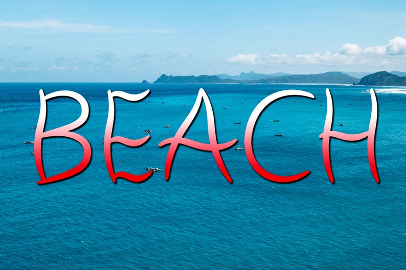Sea Wave - Fancy Font, Modern Font, Boho Font, Typeface Font, Retro ...