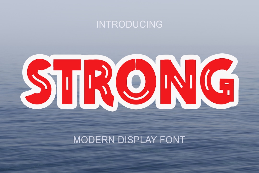 Strong Serif Font, Modern Font, Boho Font, San Serif Font, Groovy Font ...