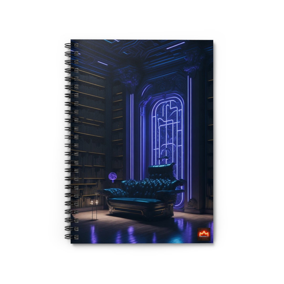 Obsidian Oracle Spiral Notebook - Etsy