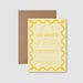 Wavy Border Yellow Birthday Party Invitation Template Squiggly Border ...