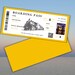 Train Boarding Pass Template: Personalized Travel Gift (digital ...