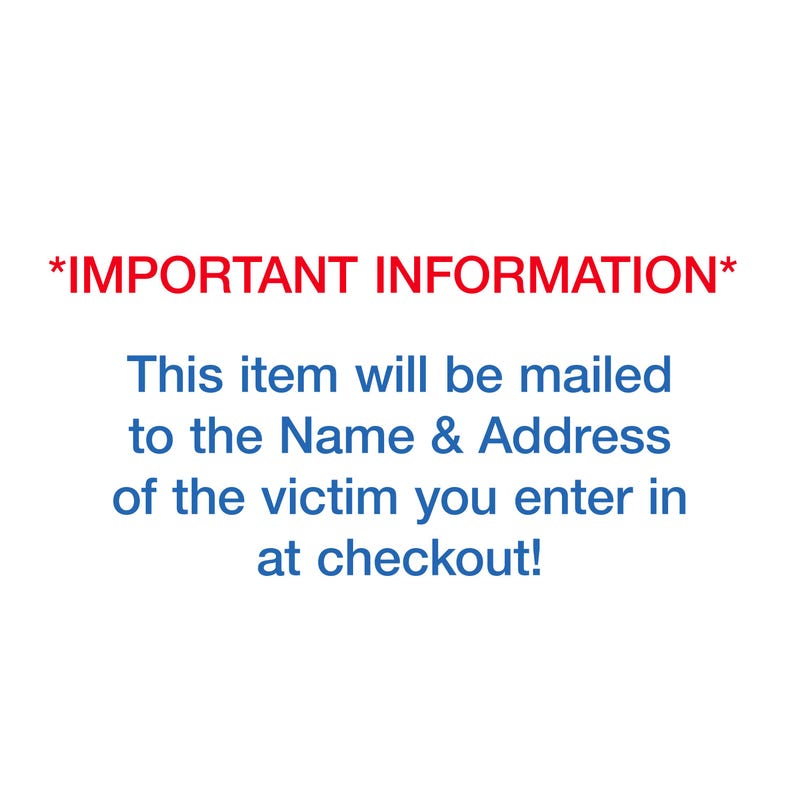 Prank Kamala Harris 2024 Donation Package, Sent Directly to Your Victim ...