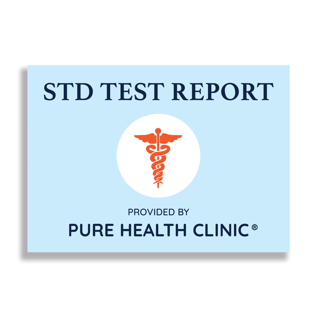 STD Test Report Prank Postcard 100% Anonymous Sent Directly to Your ...
