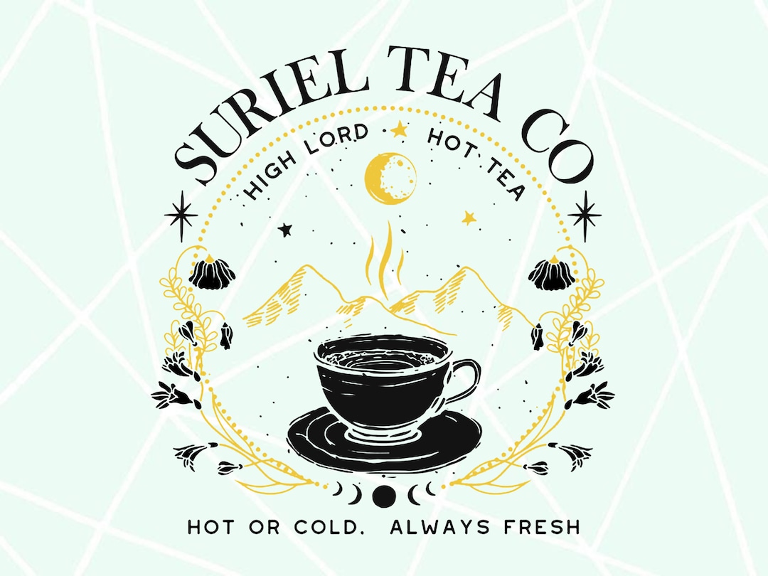 Suriel Tea Co Png Acotar Tea Png Acotar Velaris Png Bookish - Etsy UK