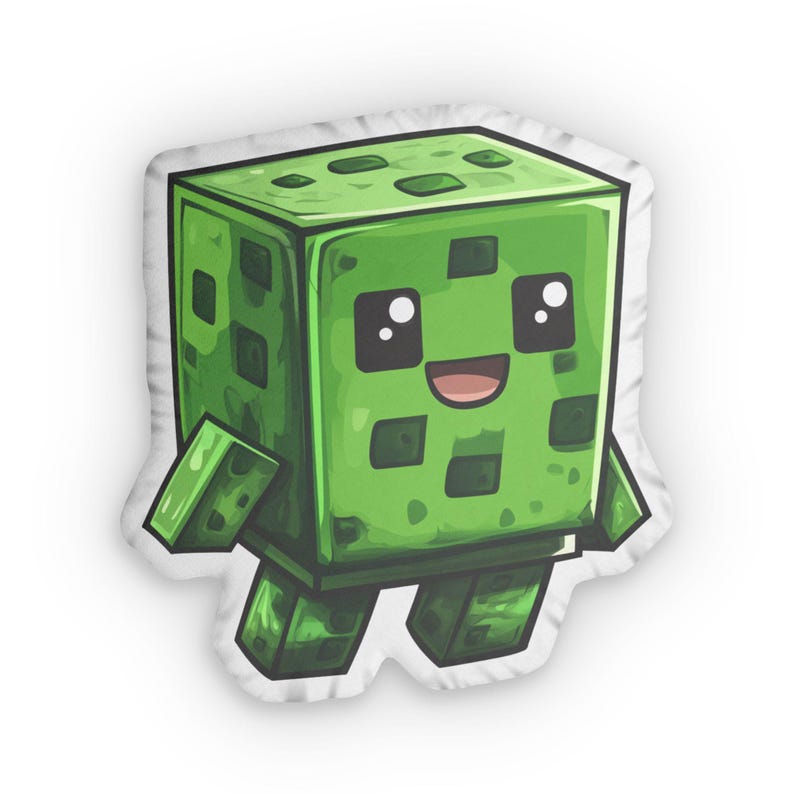 Minecraft Creepers Custom Shaped Pillow Minecraft Creeper Pillow Gift ...