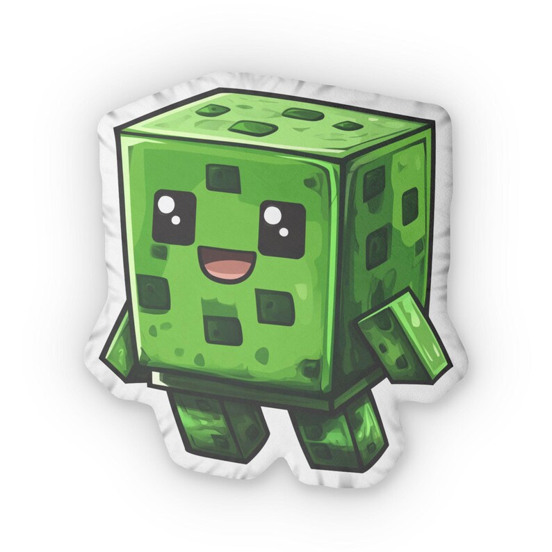 Minecraft Creepers Custom Shaped Pillow Minecraft Creeper Pillow Gift ...