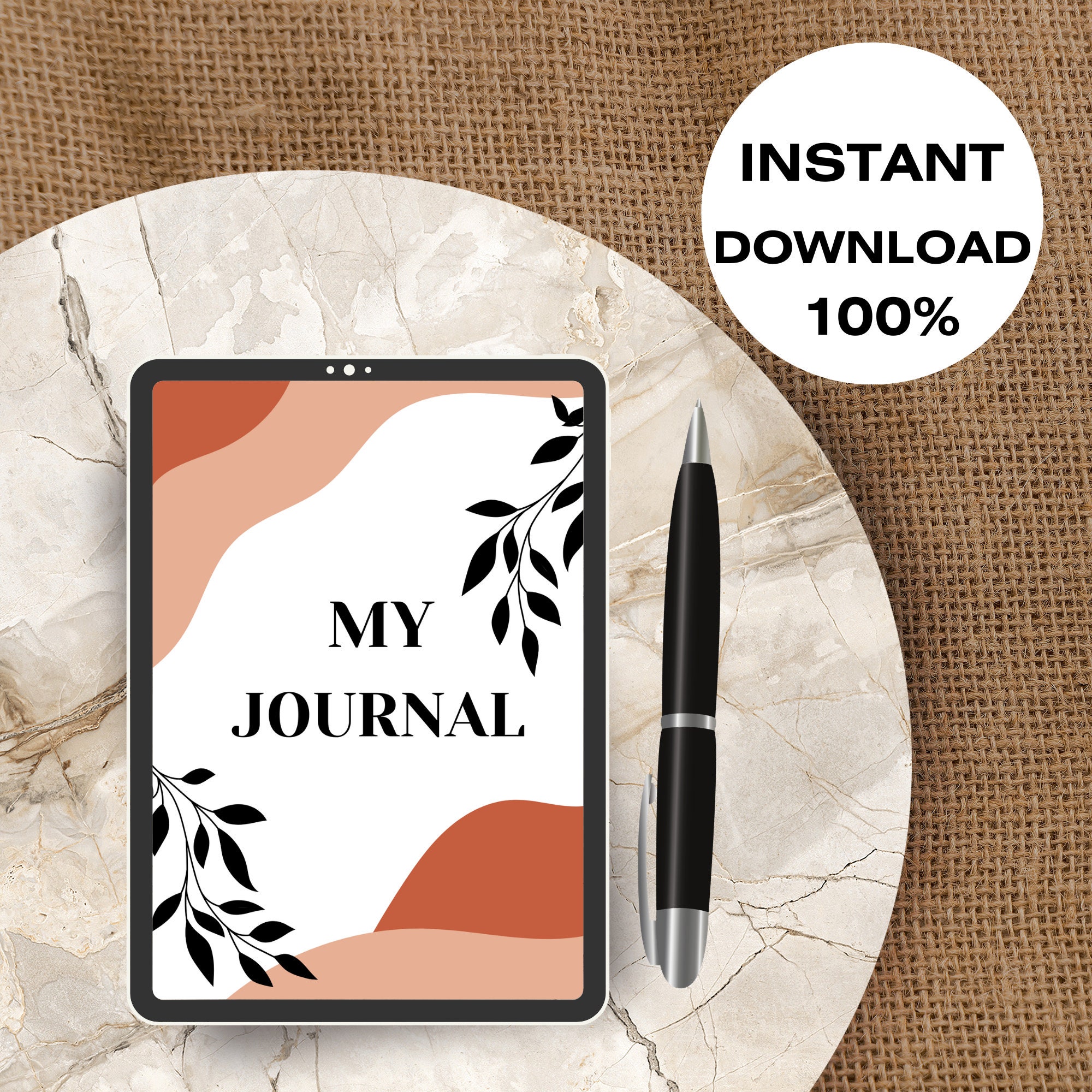 Printable Planner Bundle, Printable Journal, Habit Trackers, PDF ...