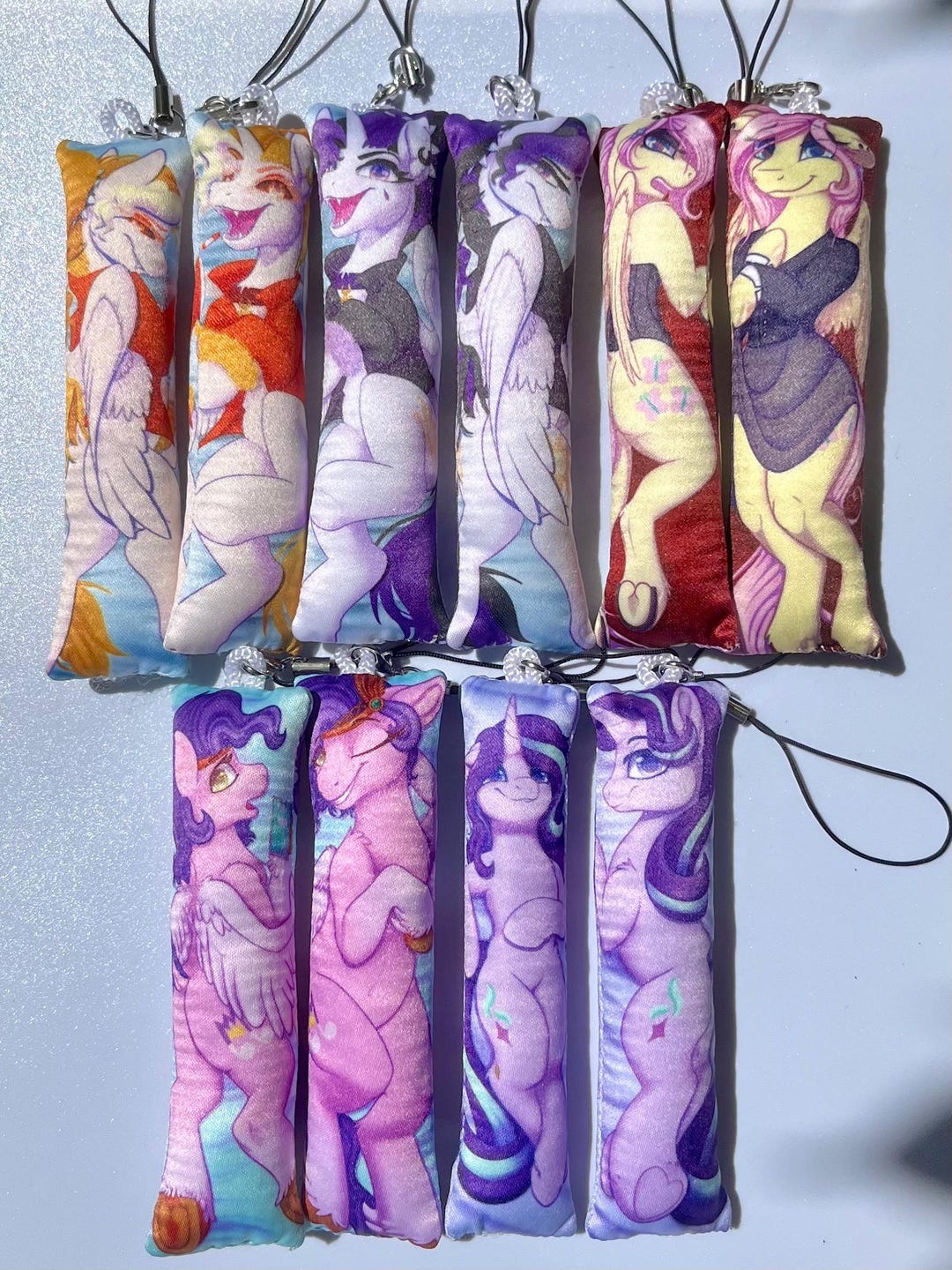 My Little Pony - Mini Dakimakura Keychains - Etsy