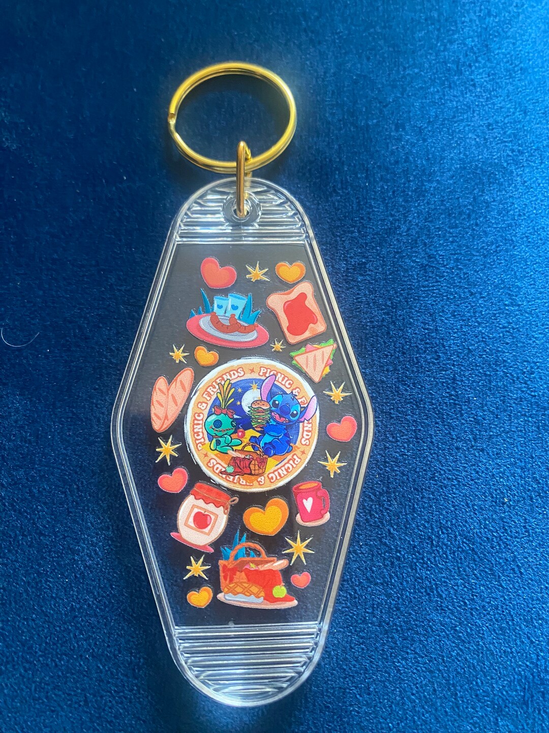 Motel Key Chainstitch Inspired Motel Key Chain l Key Holder Perfect ...