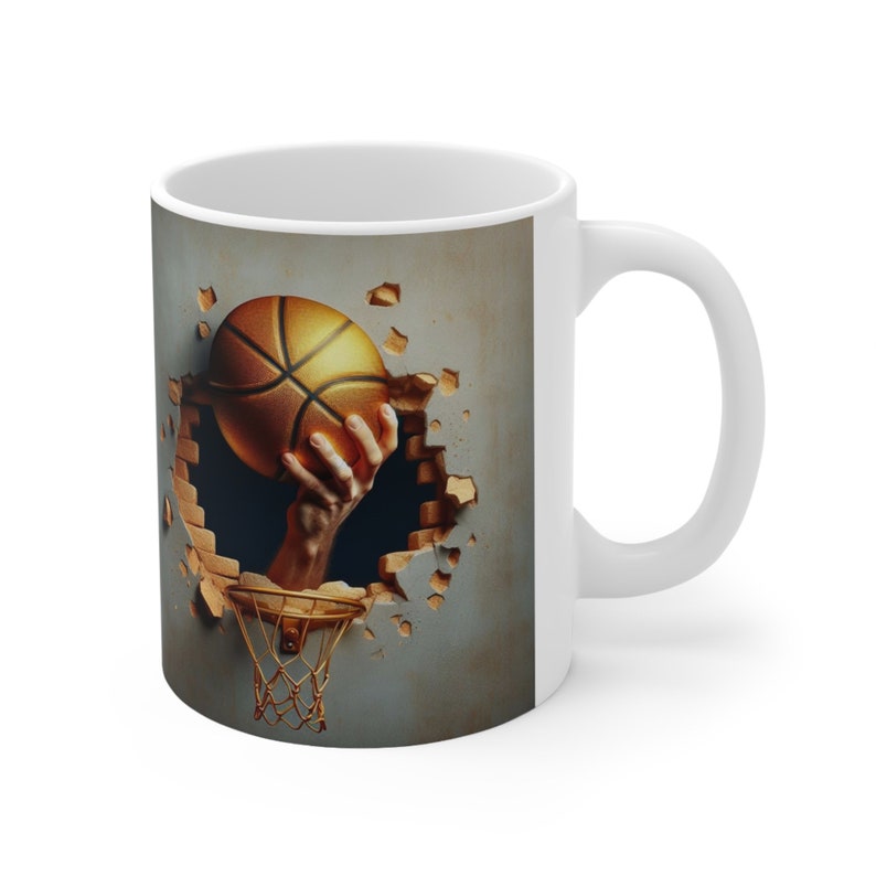 Basketball Cup, 3D Basketball Dunk Coffee Mug, Pro Basketball Inspired ...