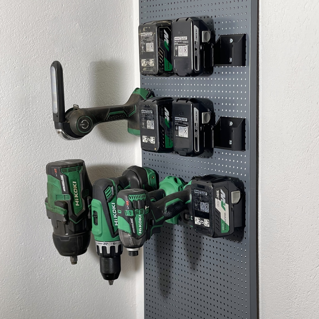 Battery Holder for Hikoki 18v Batteries, Hitachi 18v, Hikoki Multivolt ...