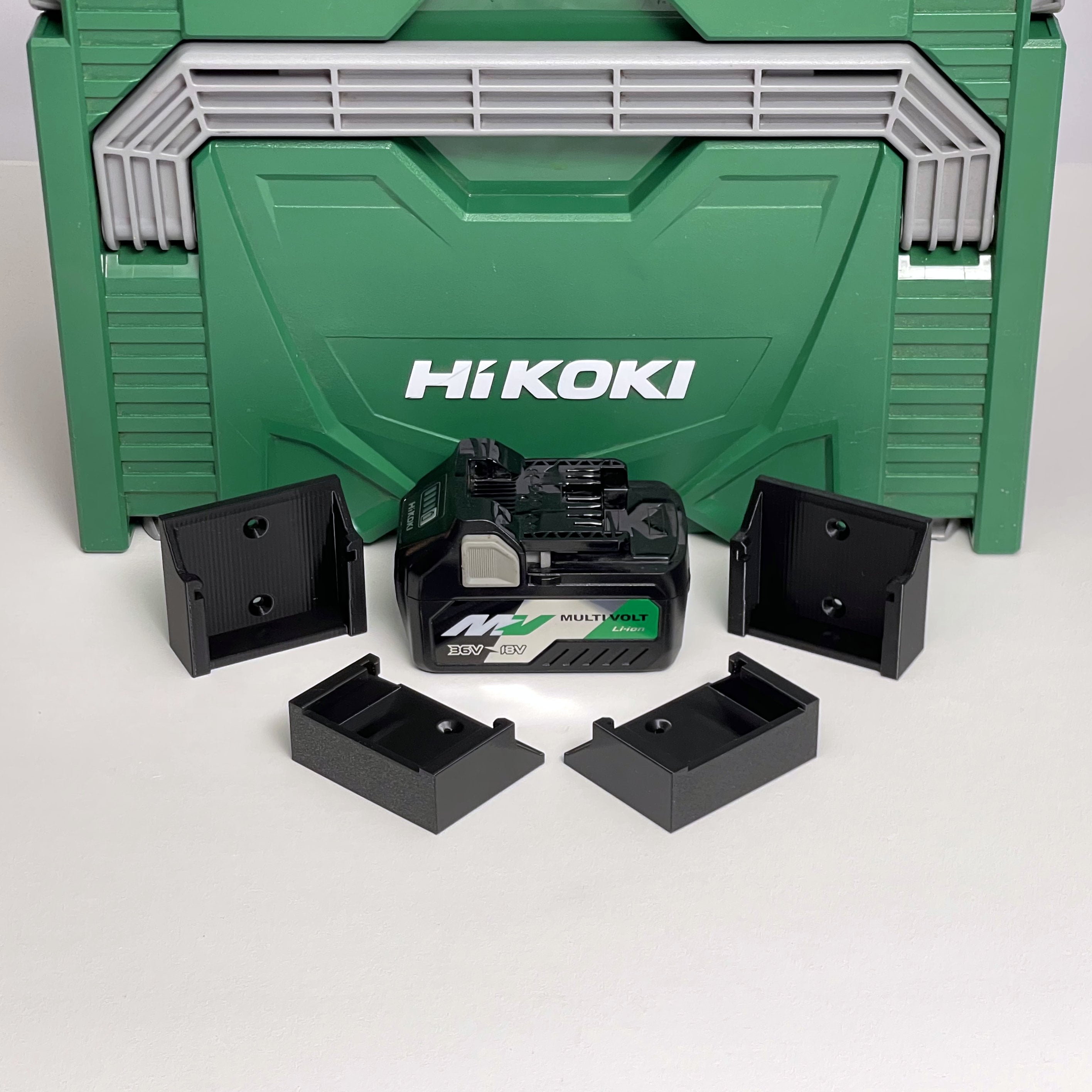 Battery Holder for Hikoki 18v Batteries, Hitachi 18v, Hikoki Multivolt ...