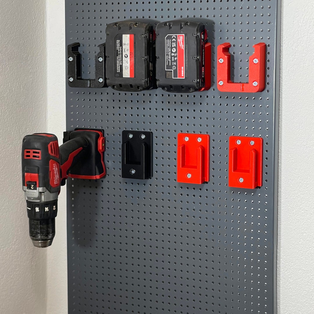 Tool Holder for Milwaukee M18 (18v) | Organize Your Workshop and Tool ...
