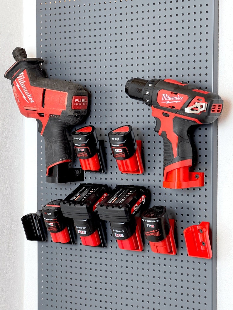 Tool Holder for Milwaukee M12 (12V) | Organize Your Workshop and Tool ...
