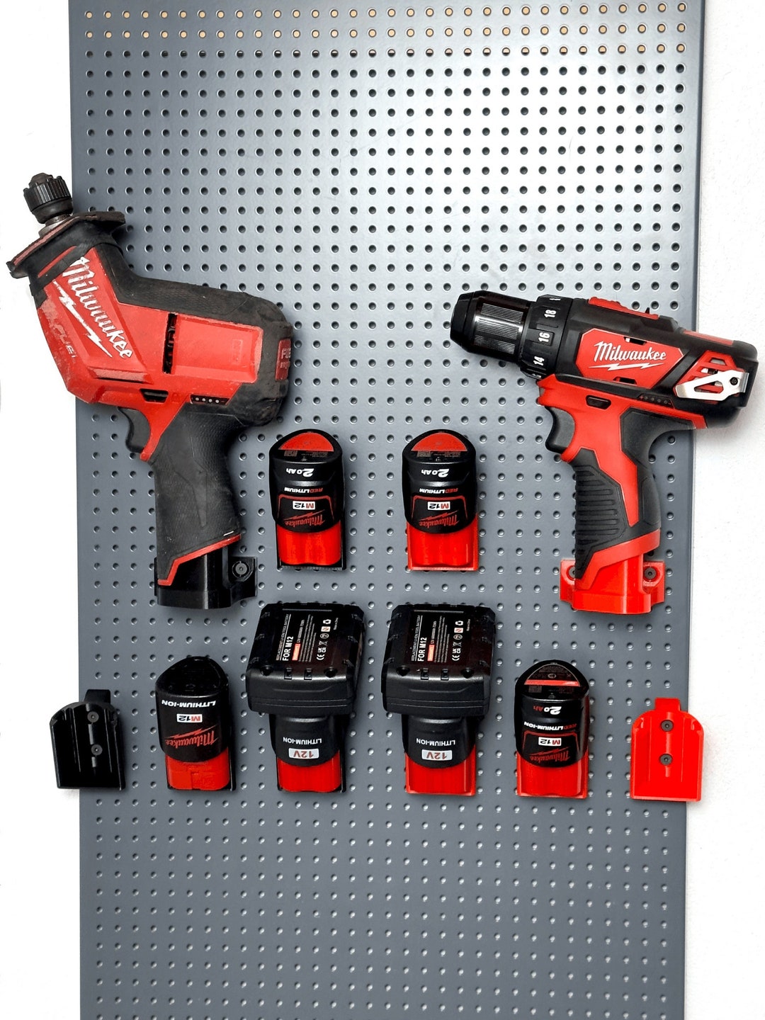 Tool Holder for Milwaukee M12 (12V) | Organize Your Workshop and Tool ...