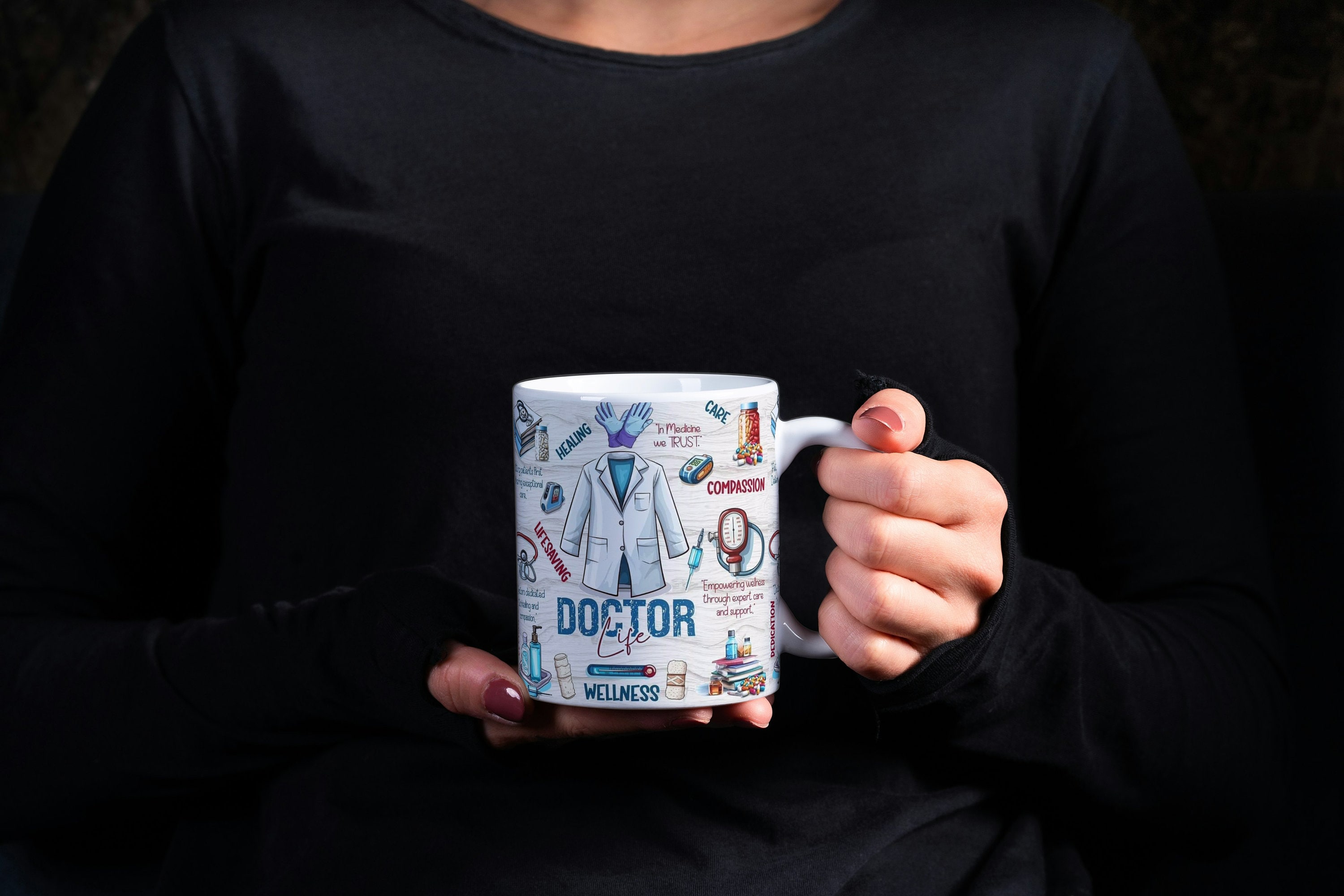 Doctor Life Mug Sublimation Digital Designs, Doctor Affirmation Mug ...