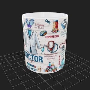 Doctor Life Mug Sublimation Digital Designs, Doctor Affirmation Mug ...