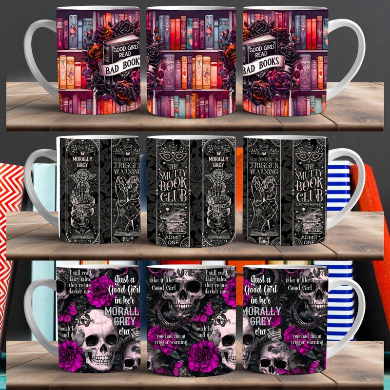 Latte Book Mug - Etsy UK