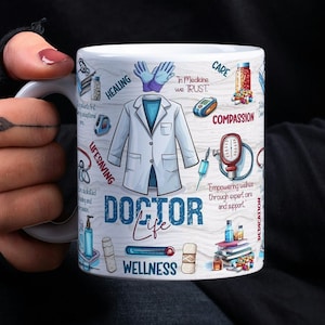 Doctor Life Mug Sublimation Digital Designs, Doctor Affirmation Mug ...
