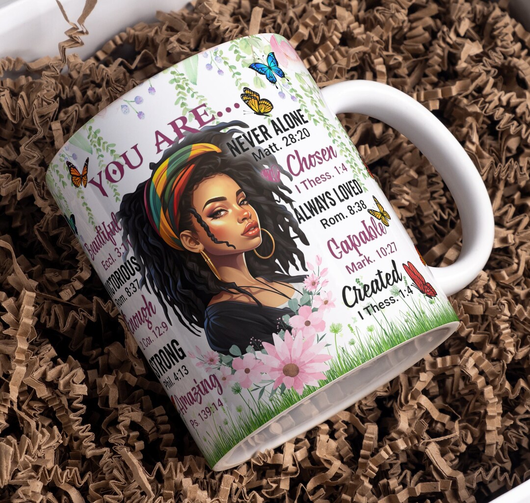 Your Daily Bible Affirmation Cup Wrap Around Mug Design 11oz & 15oz ...