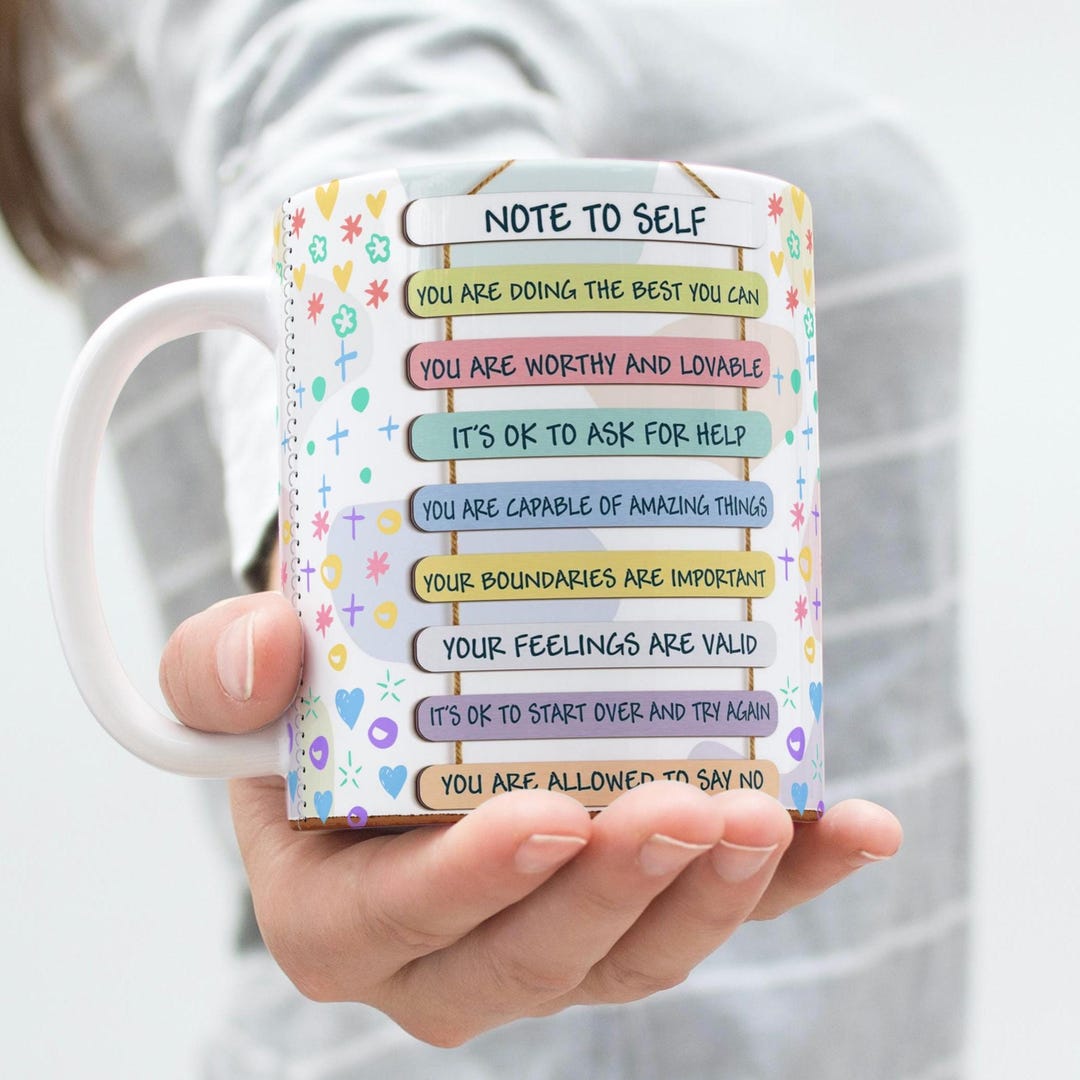 My Daily Affirmations Mug Sublimation Digital Designs, Affirmation Mug ...