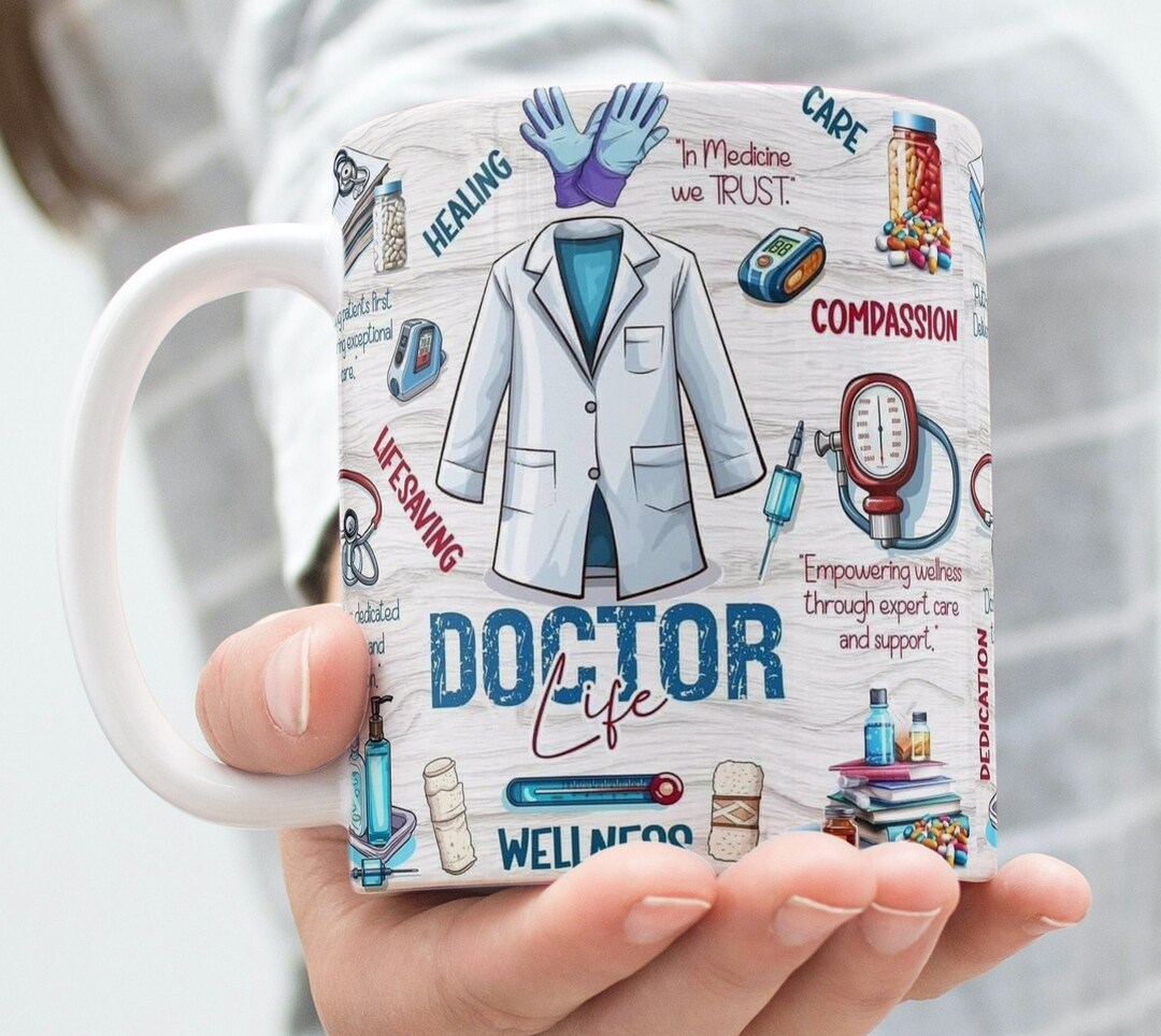 Doctor Life Mug Sublimation Digital Designs, Doctor Affirmation Mug ...
