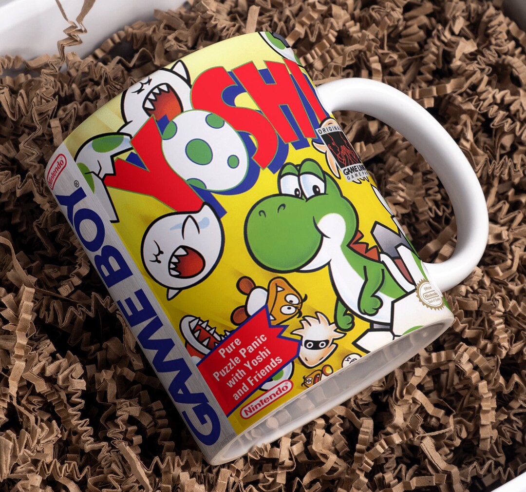 Gameboy Games Front Box Art Cover Wrap Around Mug Design 11oz, 15oz ...