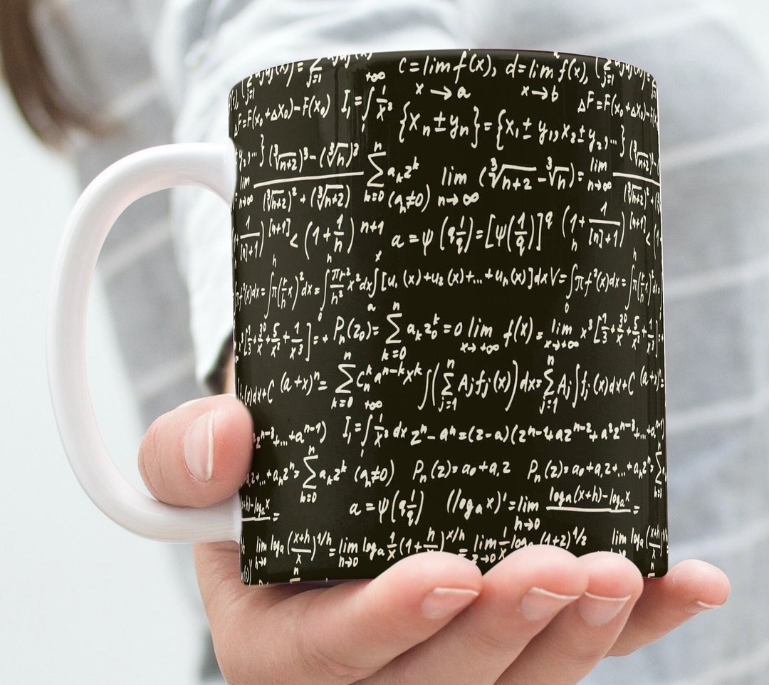 Math Teacher's Formula Mug Wrap Around Mug Template 11oz & 15oz ...
