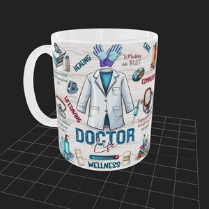 Doctor Life Mug Sublimation Digital Designs, Doctor Affirmation Mug ...