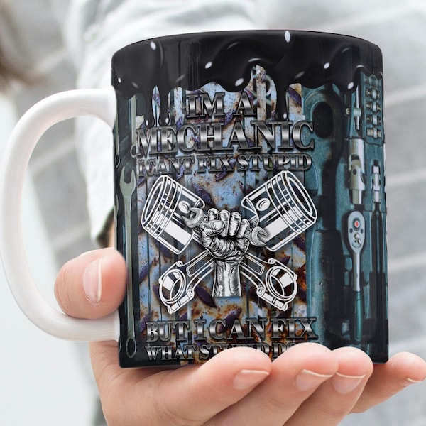 Mechanic Cup Template - Etsy